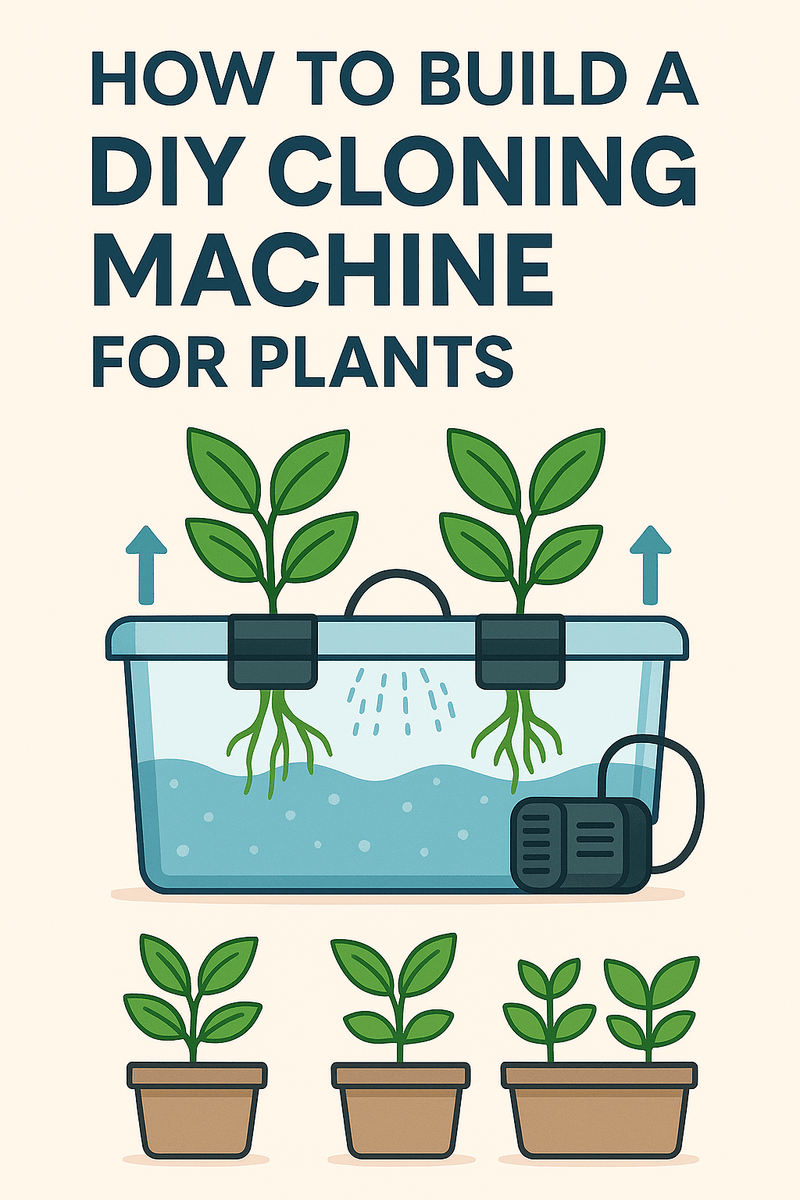 How to Build a DIY Cloning Machine for Plants: Aeroponic & Hydro Clone ...
