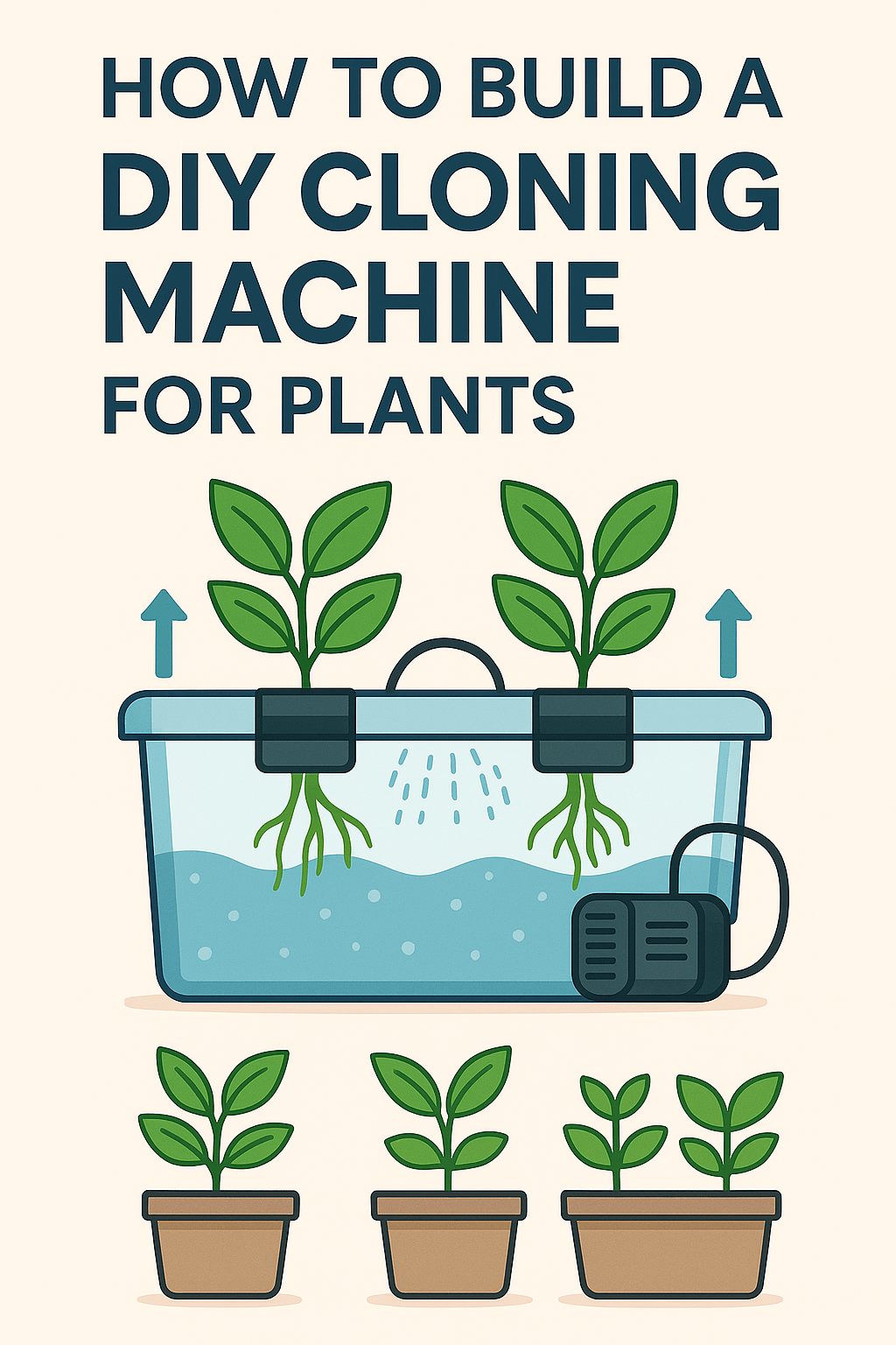 How to Build a DIY Cloning Machine for Plants: Aeroponic & Hydro Clone ...