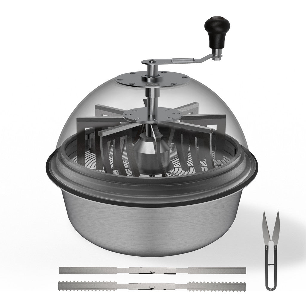 AC Infinity Bud Bowl Trimmer, Twist Spin Cut with Clear Visibility Dom ...