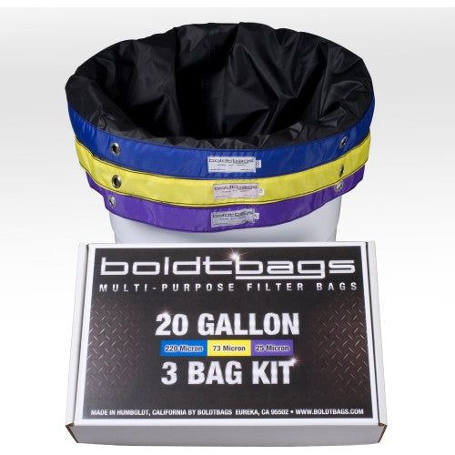 Boldtbags Classic Extraction Bags 20 Gallon - 3 Bag Kit — Green Thumb Depot