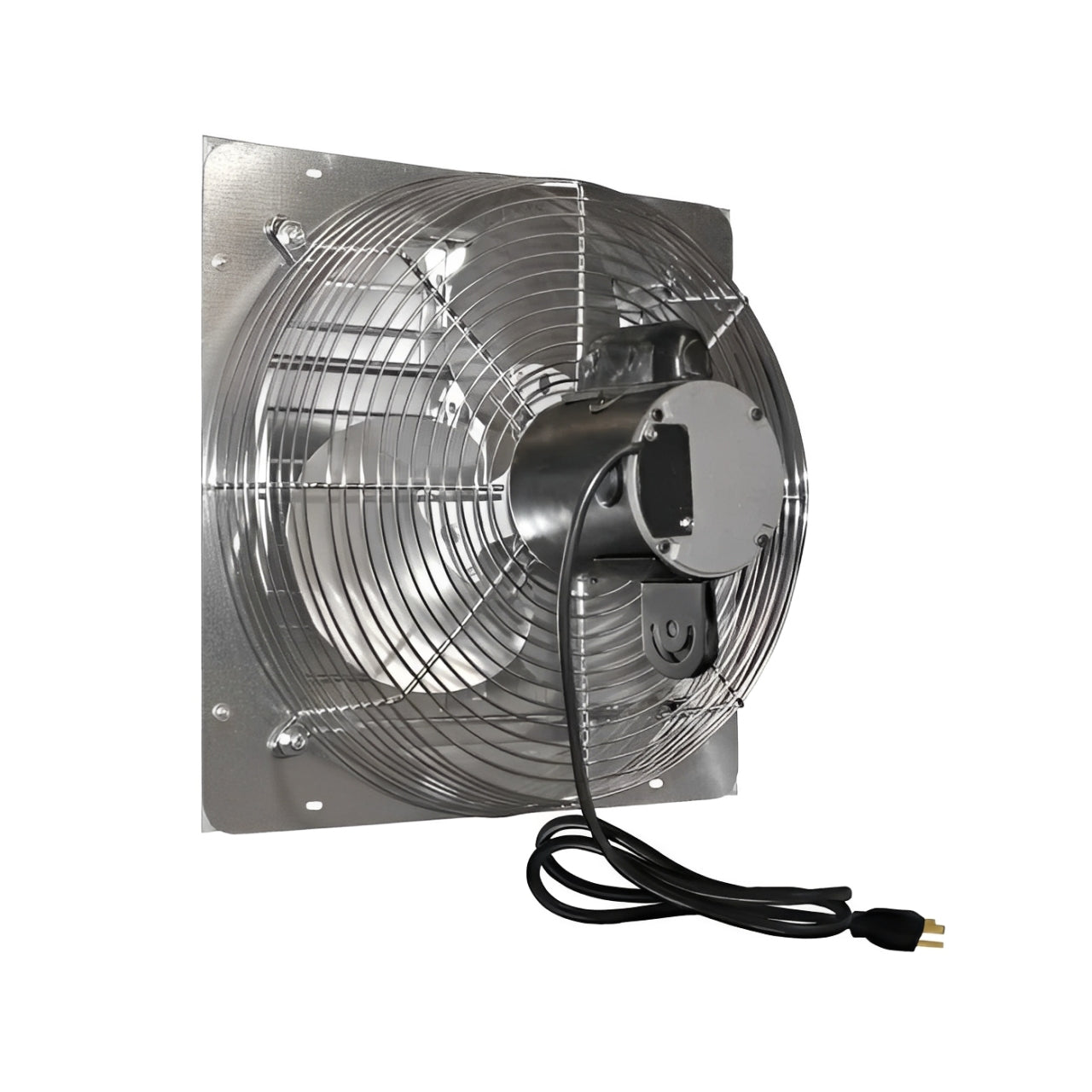J&D Manufacturing ES Series Shutter Exhaust Fan with 9 ft. Cord — Green ...