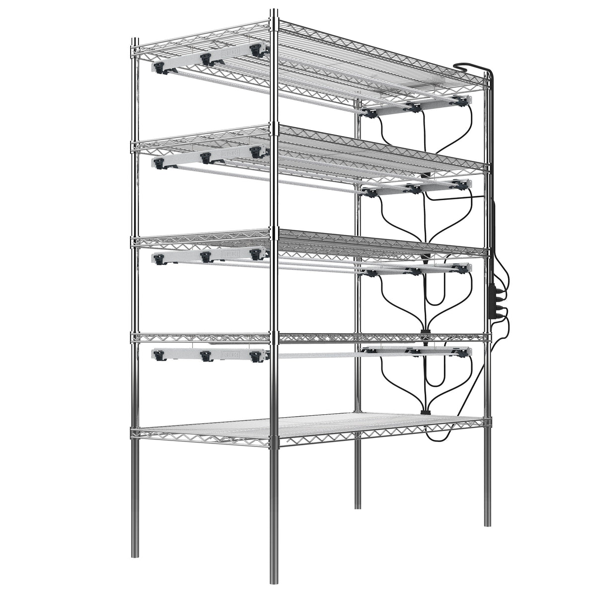Fluence RAZR 620 Watt 4-Tier Modular Fixture Array Retail Kit — Green ...