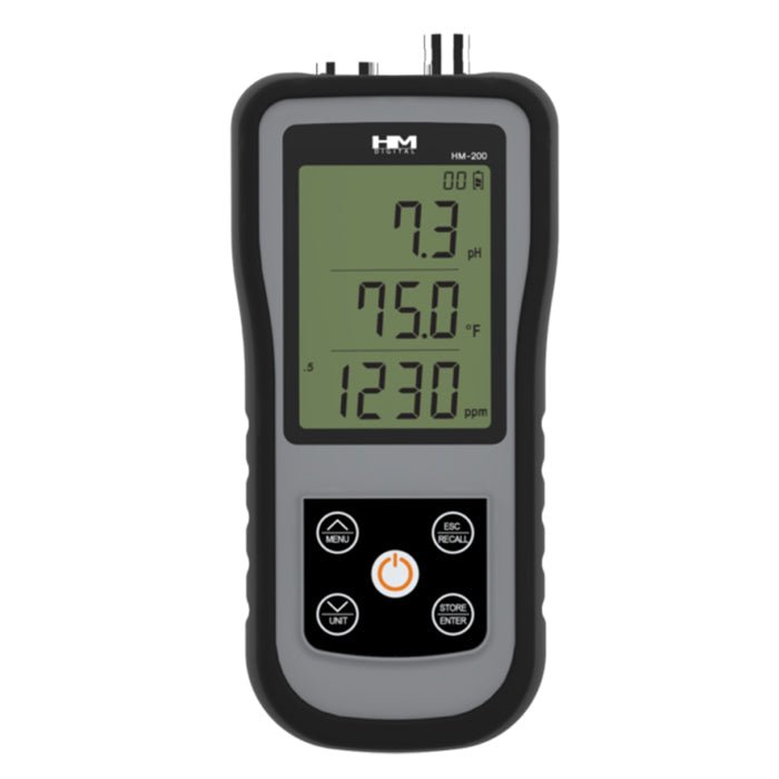 HM Digital Hydromaster HM200 Portable - pH TDS EC Temp Meter — Green ...