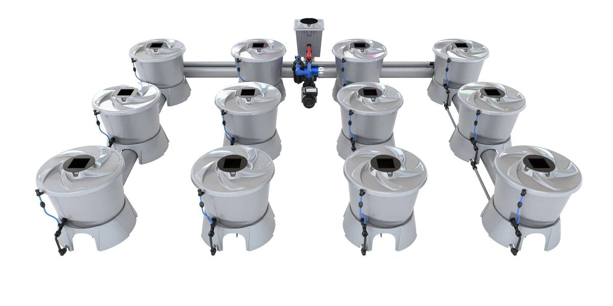 Alien Hydroponics V-System 12 Pot 4 Row Kit — Green Thumb Depot
