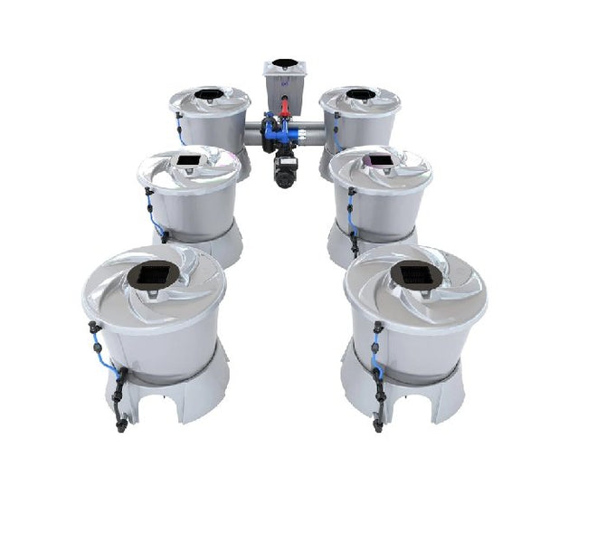 Alien Hydroponics V-System 6 Pot 2 Row Kit — Green Thumb Depot