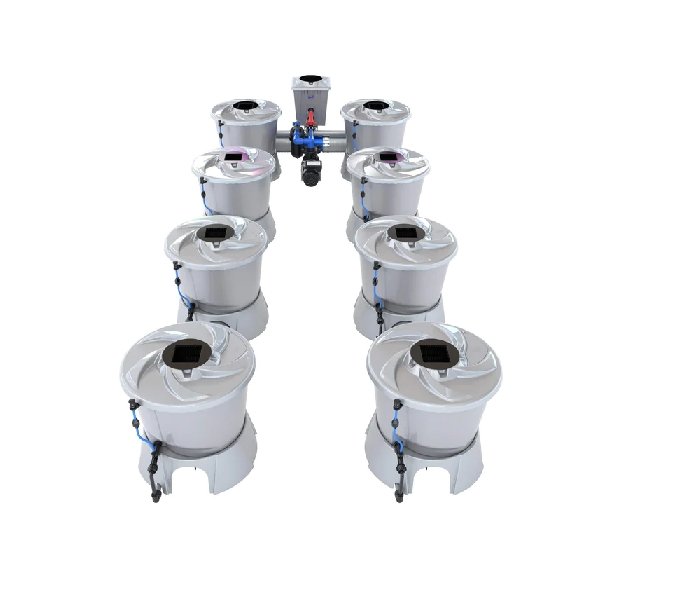 Alien Hydroponics V-System 8 Pot 2 Row Kit — Green Thumb Depot