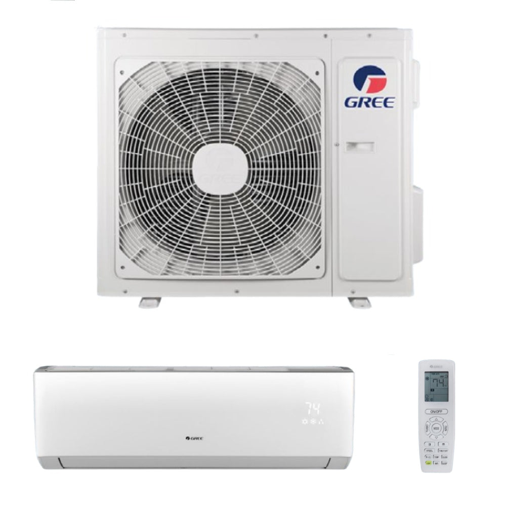 GREE Vireo GEN3 Series 12,000 BTU 230V Wall Mounted Mini-Split Heat Pu ...