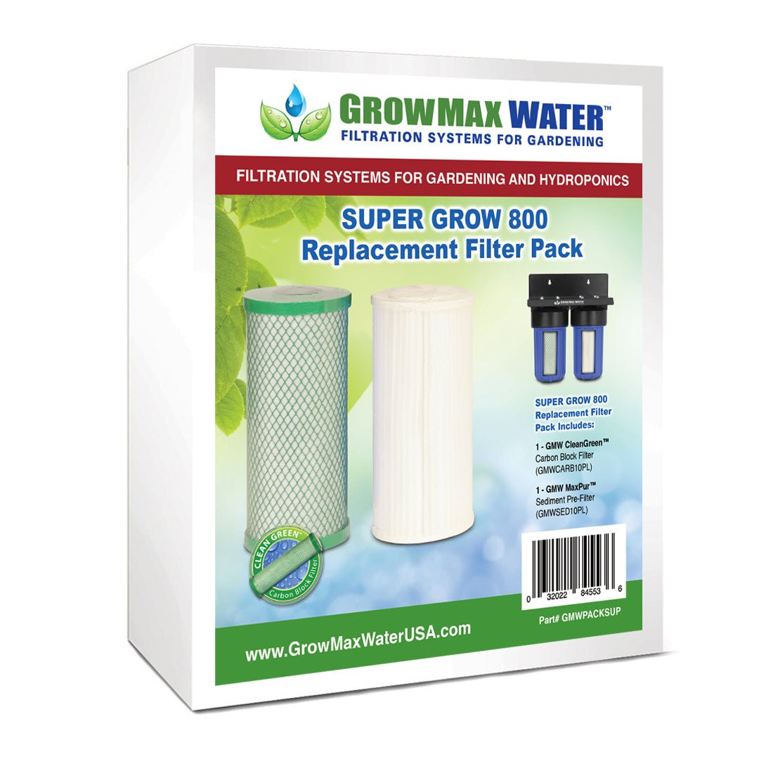 GrowMax Water Replacement Filter Pack For Super Grow 800 — Green Thumb ...