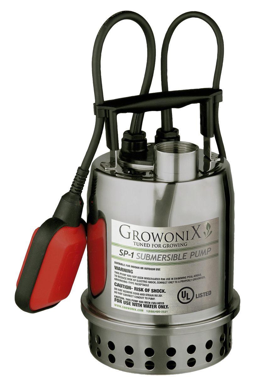 GrowoniX 1/3 HP Auto Submersible Pump — Green Thumb Depot