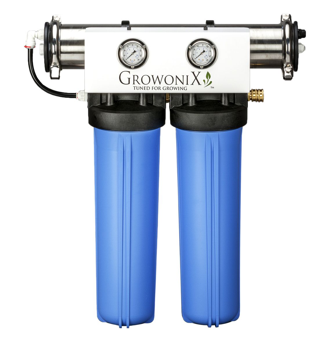 GrowoniX EX1000 1000 GPD Tall High Flow Reverse Osmosis System with Ta ...