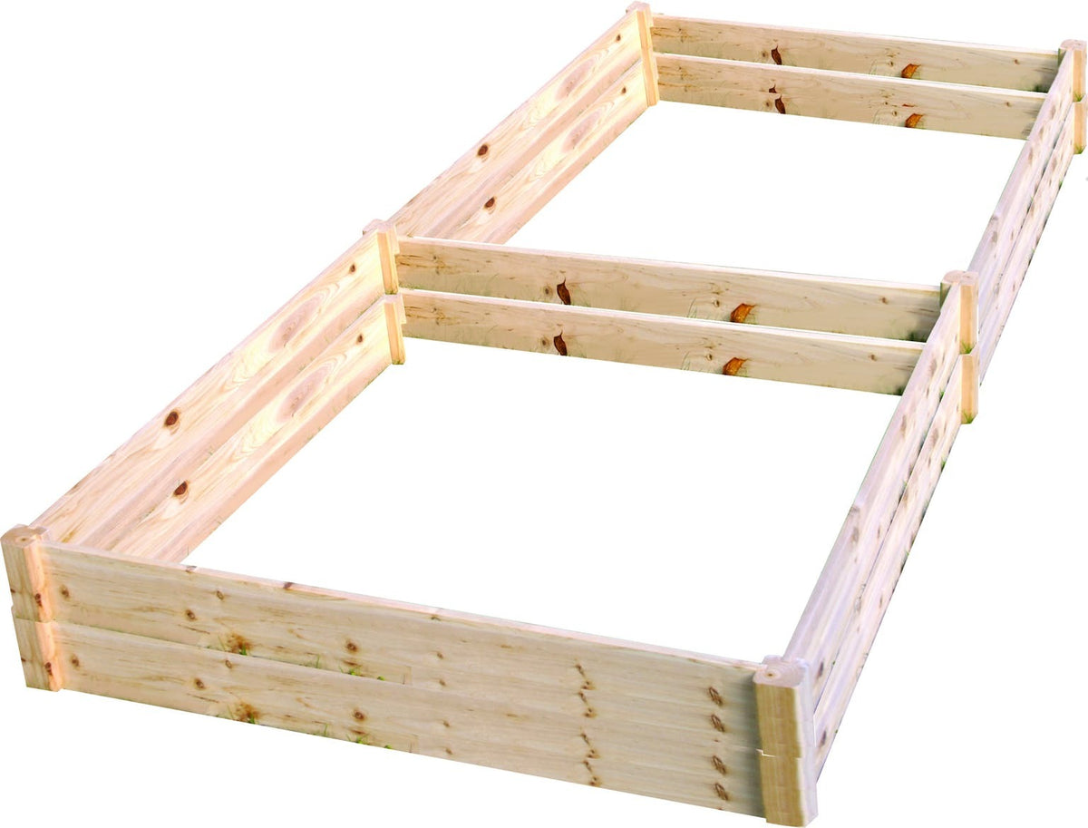 Riverstone Raised Garden Bed - Vegetable or Flower Planter Box Frame ...